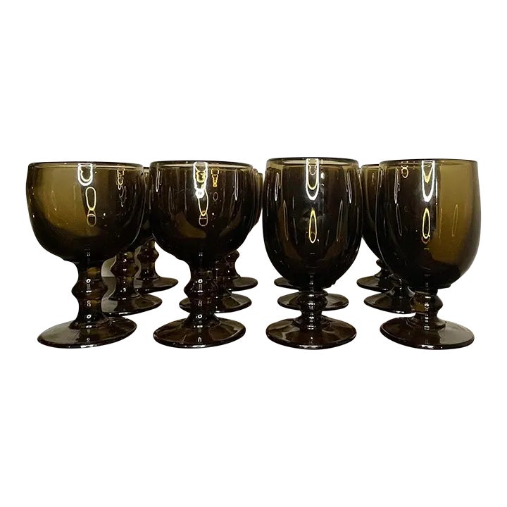 Vintage Imperial Glass Goblets- Set of 12 | Chairish