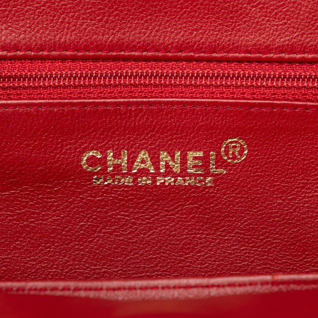 Chanel Perforated Bow Frame Handbag | Chairish