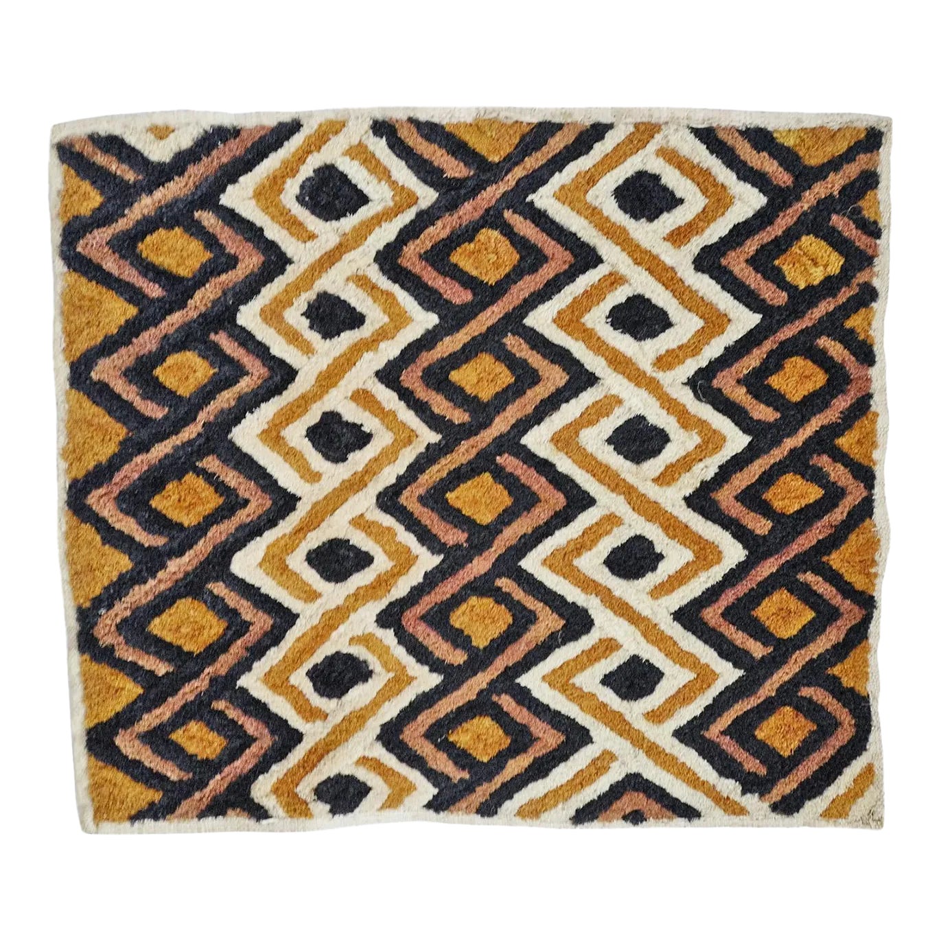 Vintage Kuba Grass Textile | Chairish