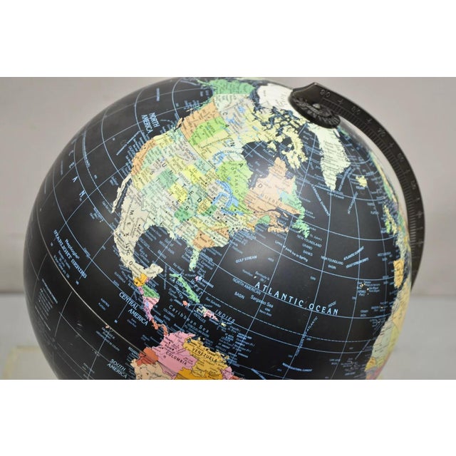 Vintage Replogle Starlight Series 12 Inch Illuminated Table Top World ...