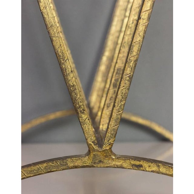 Spanish 1940s Gilt Metal Magazine Rack | Chairish