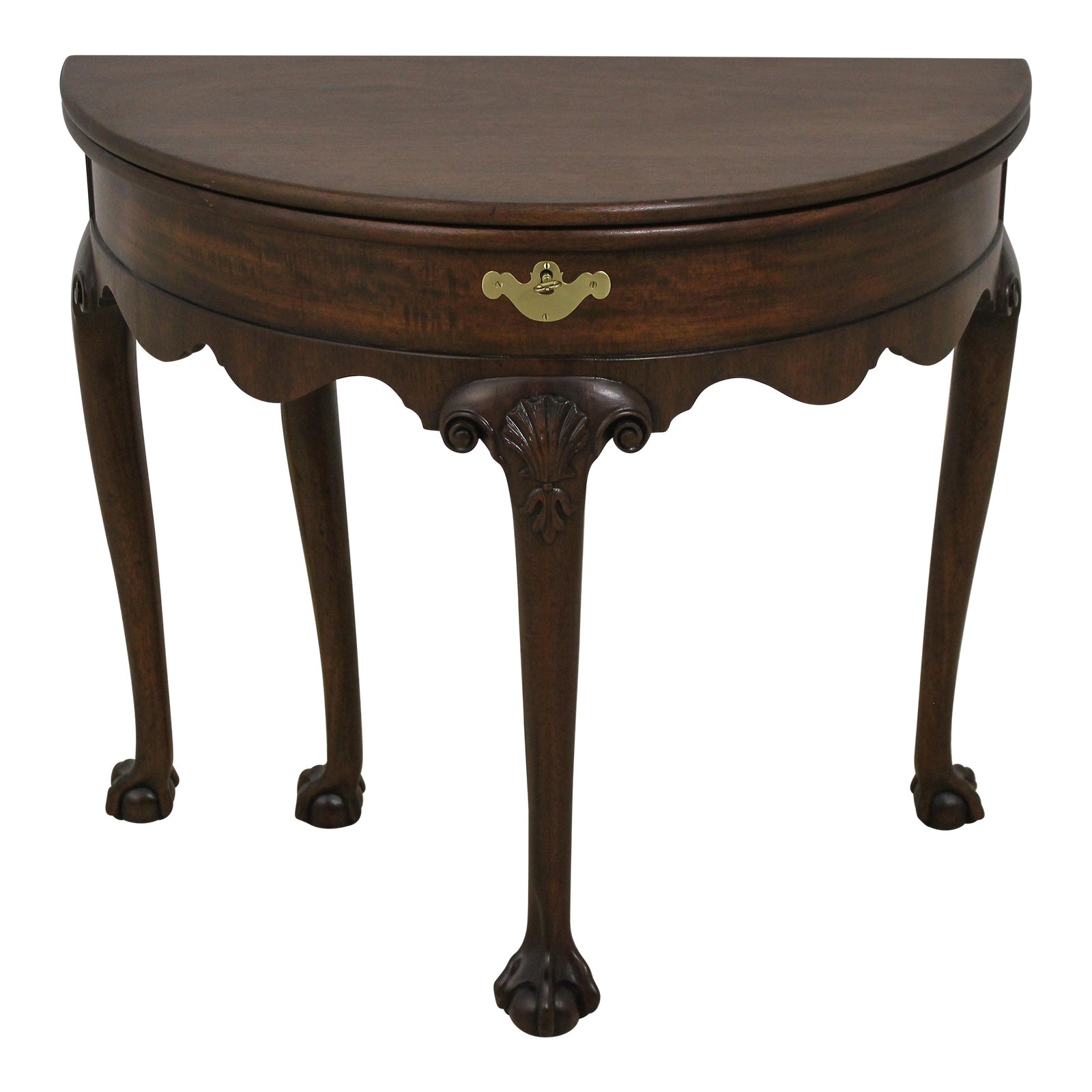 Kittinger Cw-156 Colonial Williamsburg Mahogany Clawfoot Table | Chairish