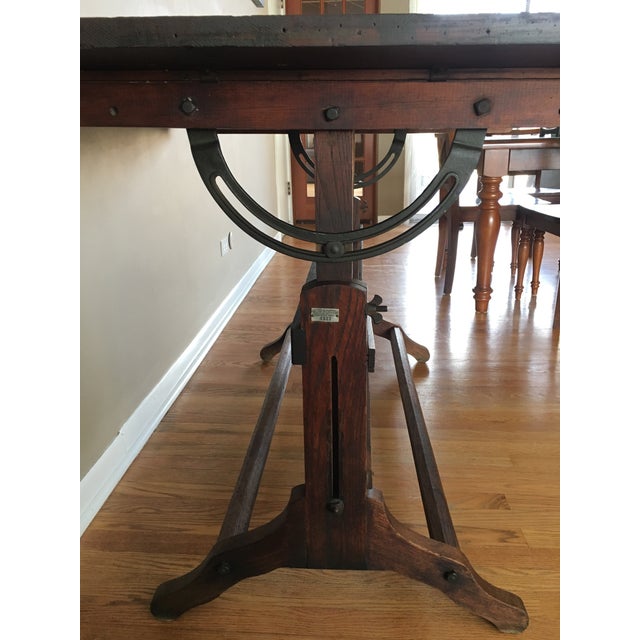 Antique Frederick Post Co. Drafting Table | Chairish