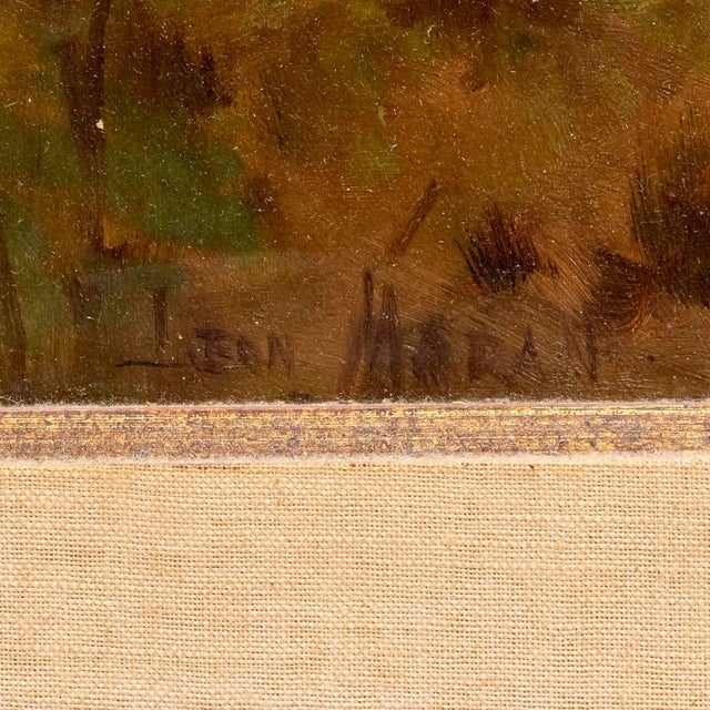 Signed Oil on Board by John Leon Moran (American 1864-1941) - Woman ...