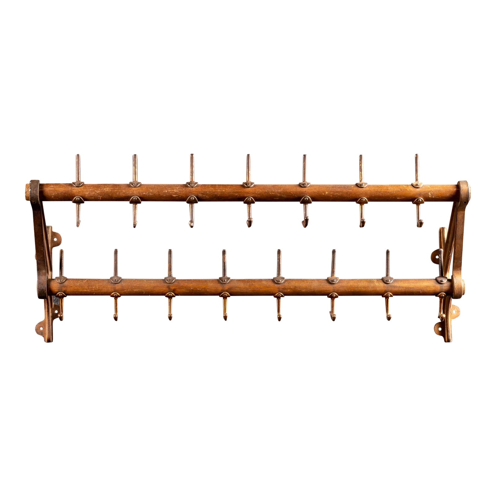 Early 20th Century Firefighters Coat Rack | Chairish