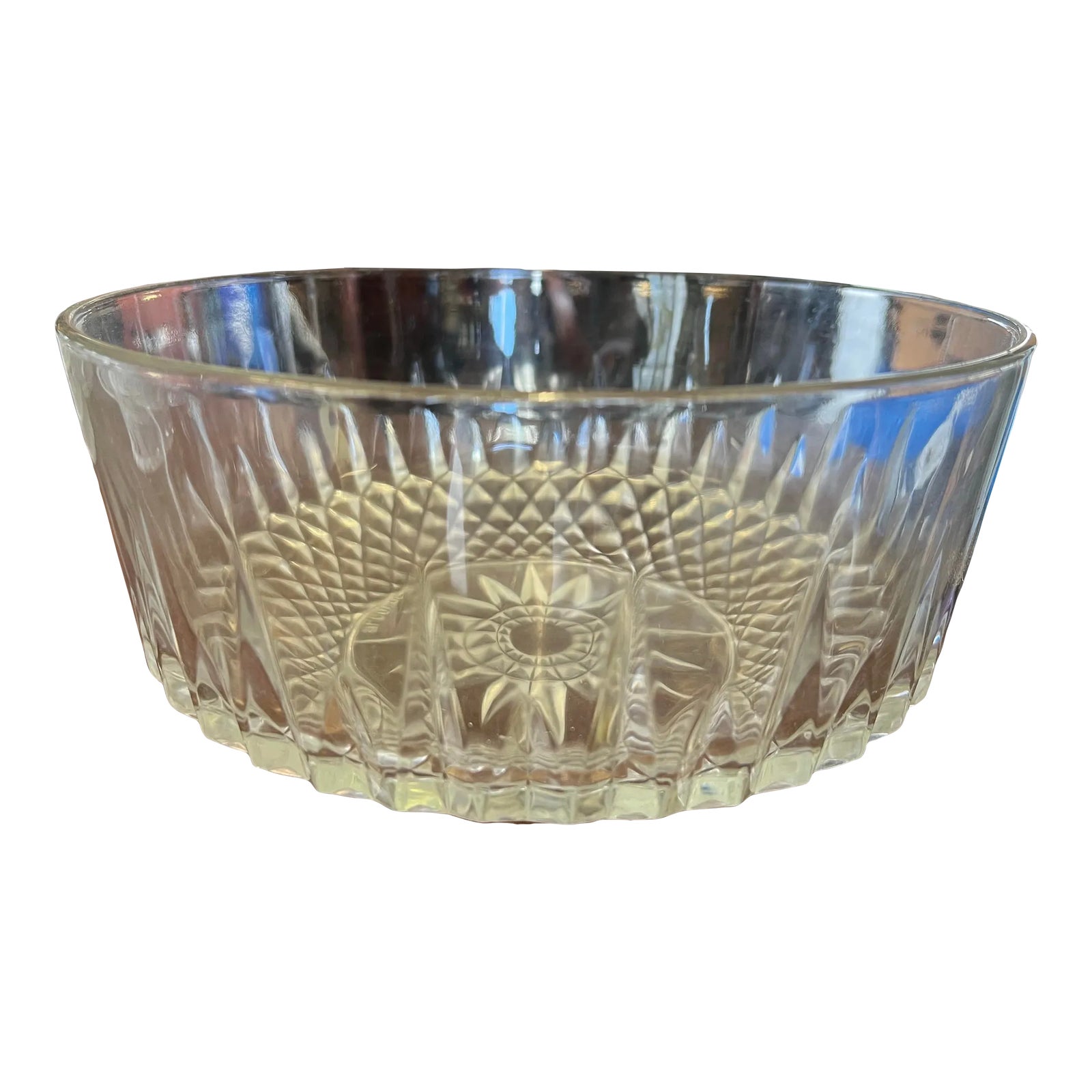 Vintage 1960’s Starburst French Crystal Truffle Bowl | Chairish