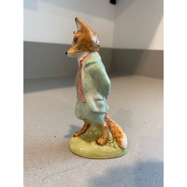 1980s Beswick Beatrix Potter Figurine, Foxy Whiskered Gentleman | Chairish
