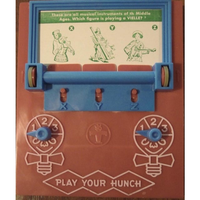 1950s Play Your Hunch Board Game by Transogram Based on Tv Game Show ...