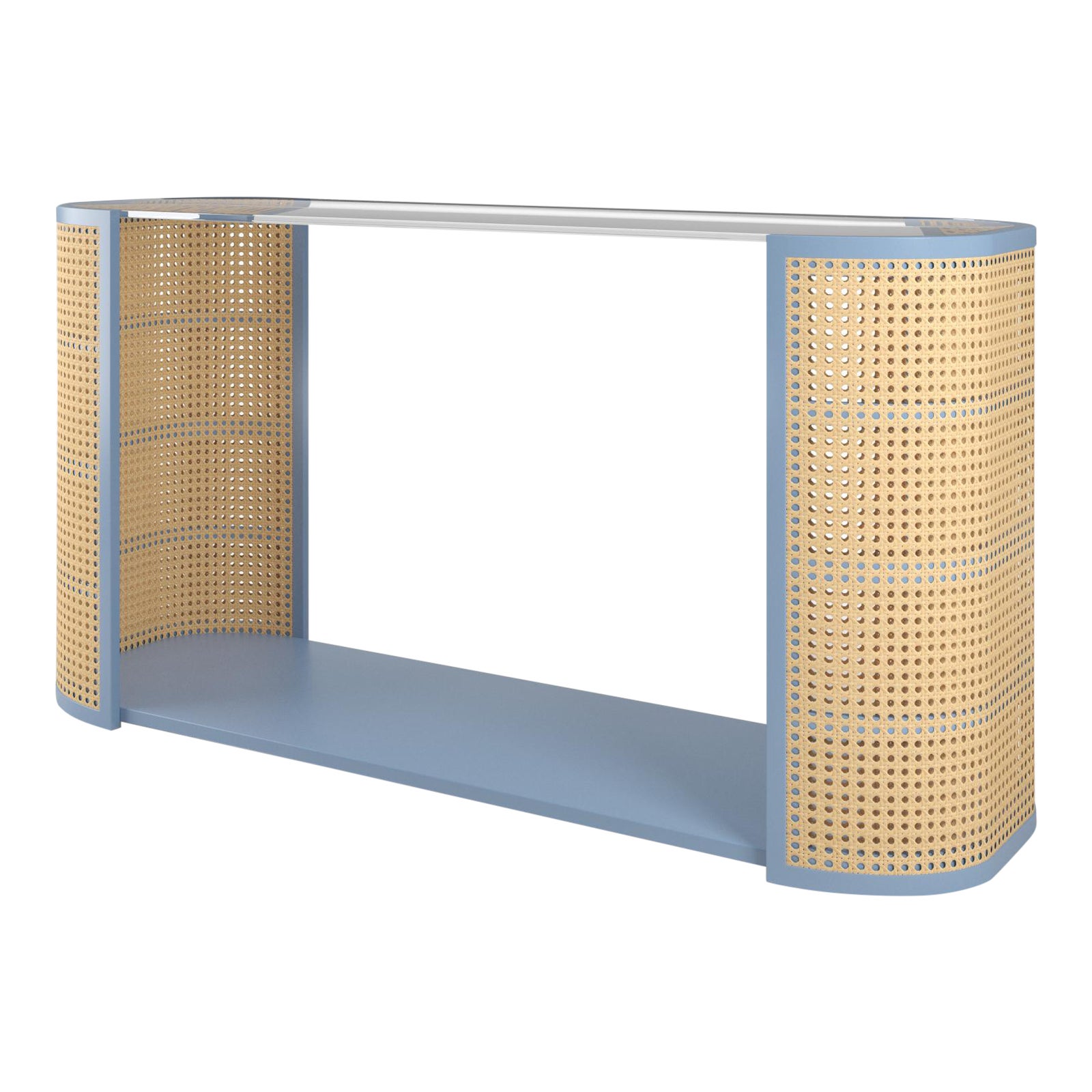 Lola Console Table - Summer Mist Blue | Chairish