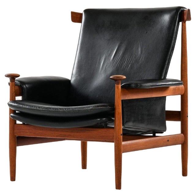 Model Bwana Easy Chair by Finn Juhl attributed to France Daverkosen 1960s Chairish