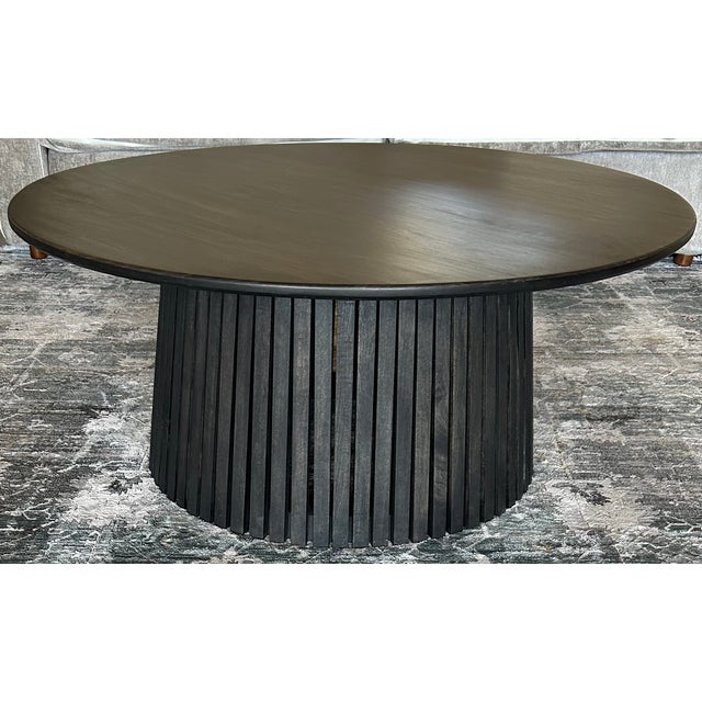 Handcrafted Solid Maple Wood Coffee Table | Chairish