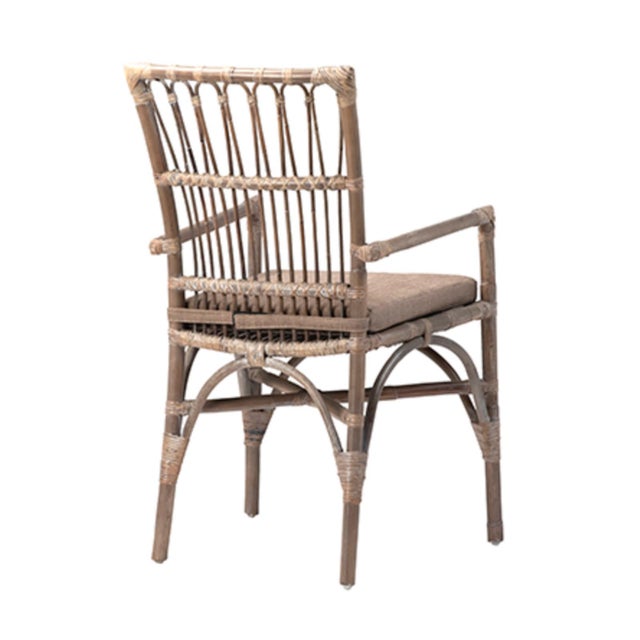Bamboo & Rattan Dining Chair | Chairish