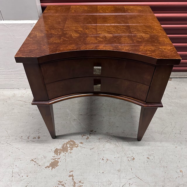 Century Concave SIde Table | Chairish