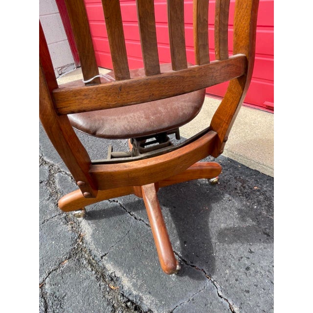 1950s Swivel Desk Chair | Chairish