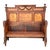 Antique High Back Bench | Chairish
