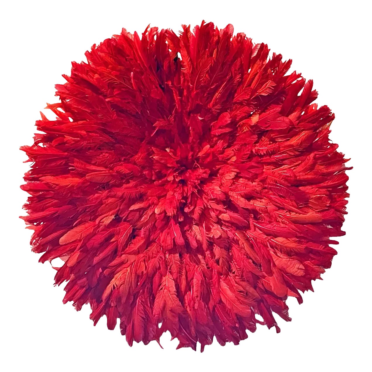 Red Juju Hat Wall Art Medium | Chairish