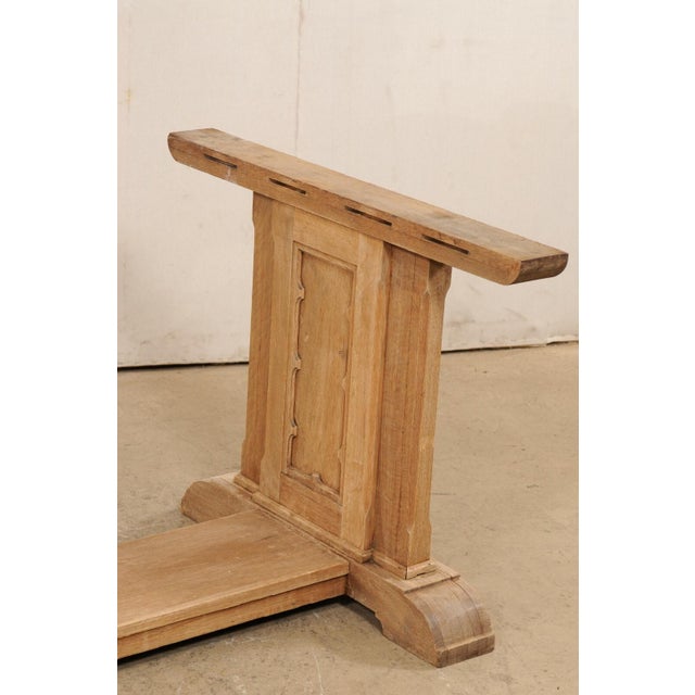 Antique French Trestle Leg Table | Chairish