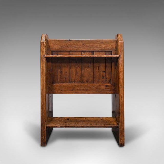 Antique Victorian Pine English Hall Benches - a Pair | Chairish