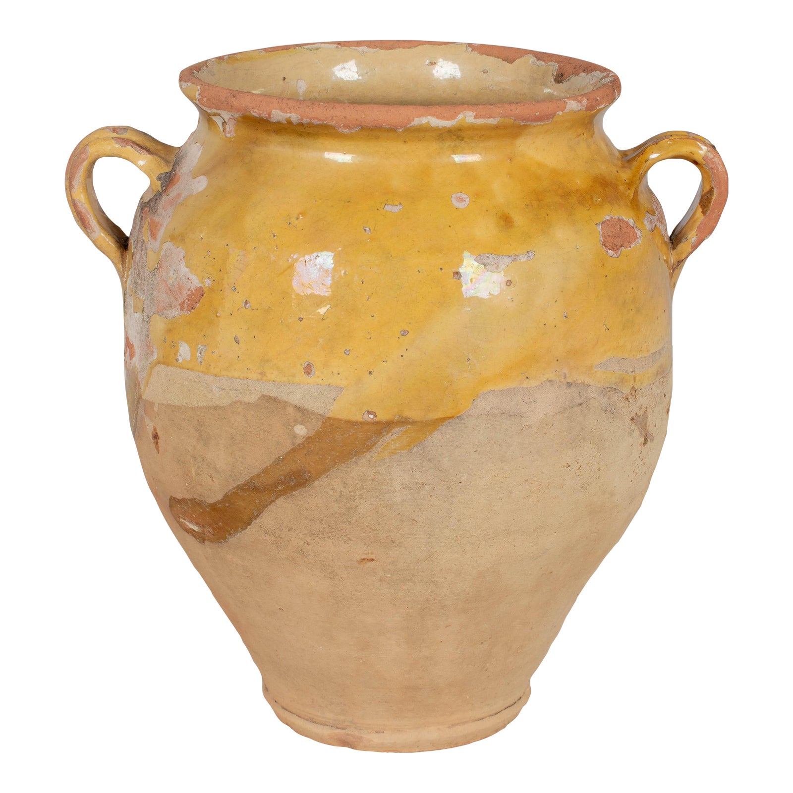 19th Century French Terracotta Confit Pot | Chairish