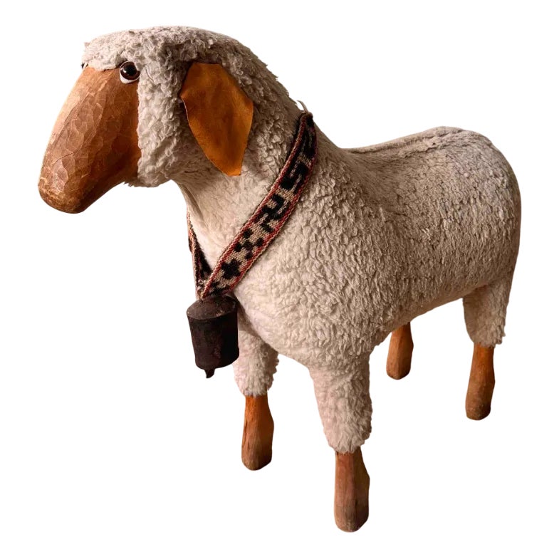 German Sheep Stool by Hans-Krafft for Meier, 1970s | Chairish
