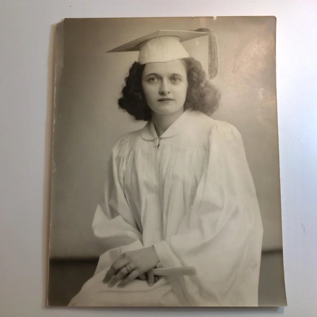 Vintage Mid-Century Graduation Photograph | Chairish
