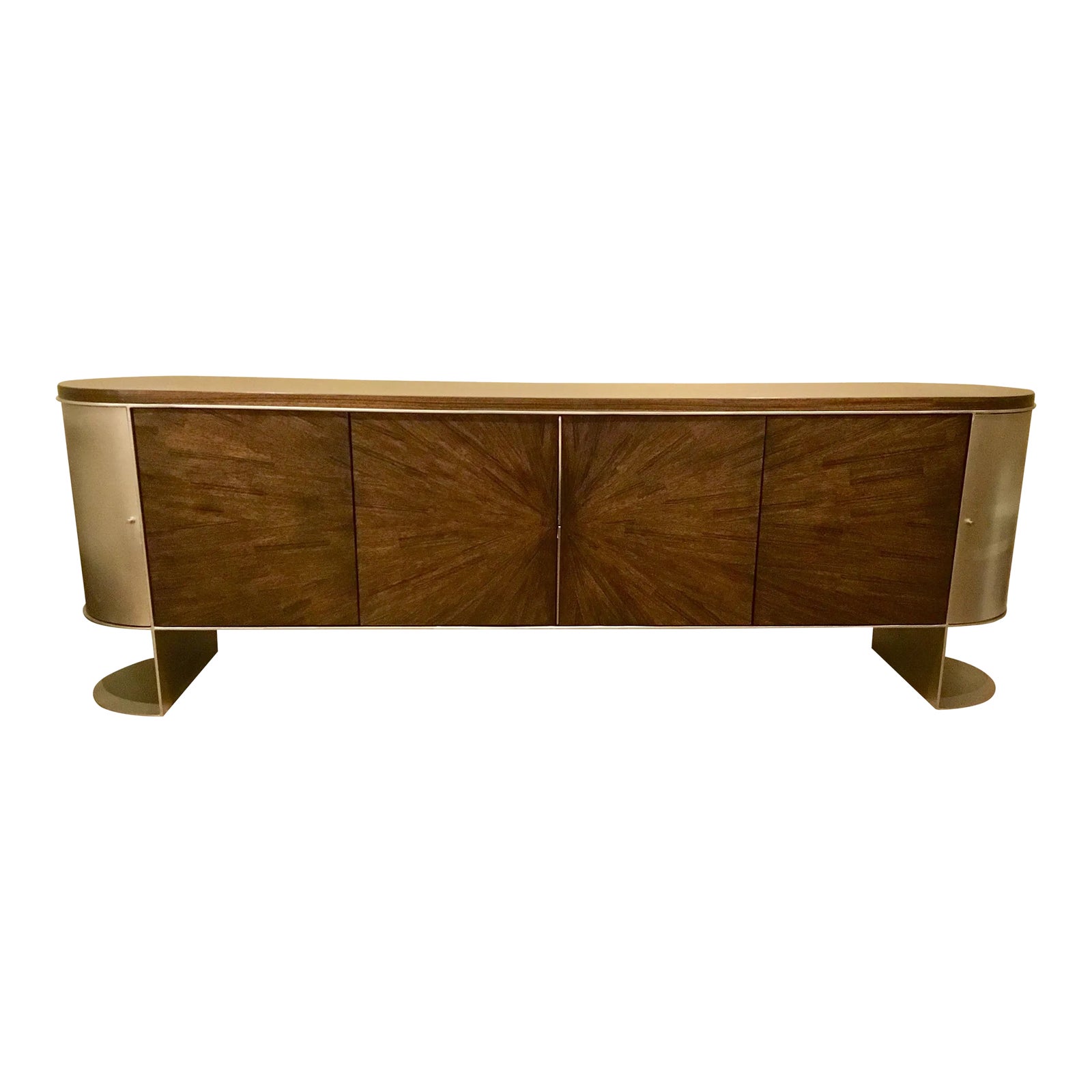 Caracole Mid-Century Modern Style Prime Time Entertainment Cabinet ...