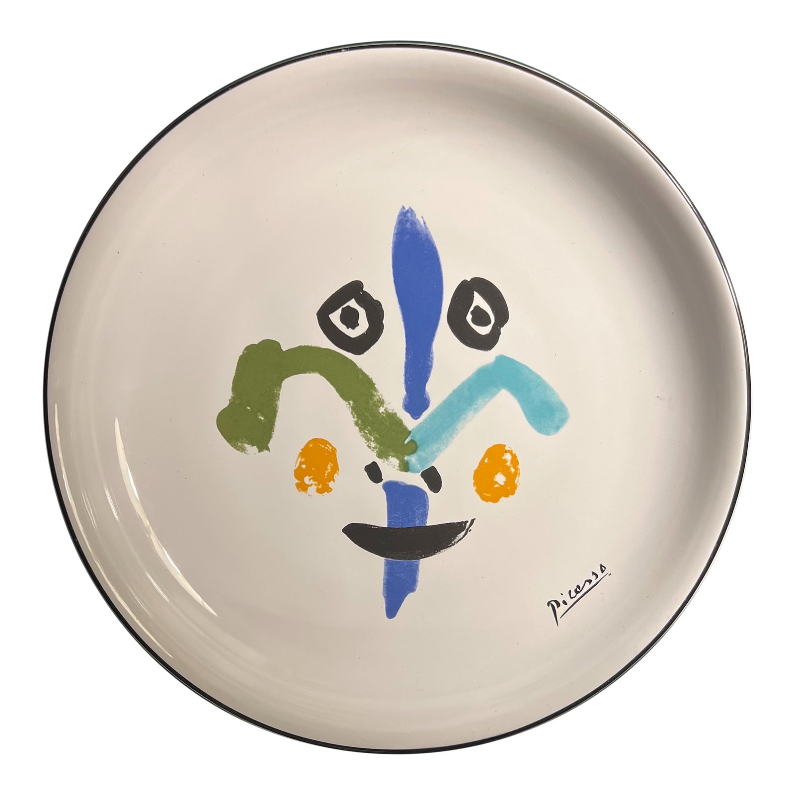 1996 Picasso Living Large Masterpiece Edition Face 1963 Pp-1 Ceramic ...