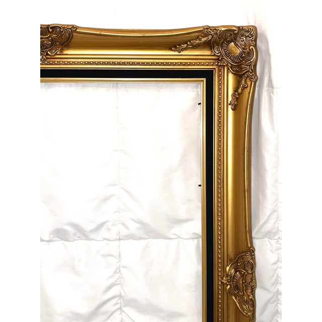 Gold Baroque Wood Frame French Italian | Chairish