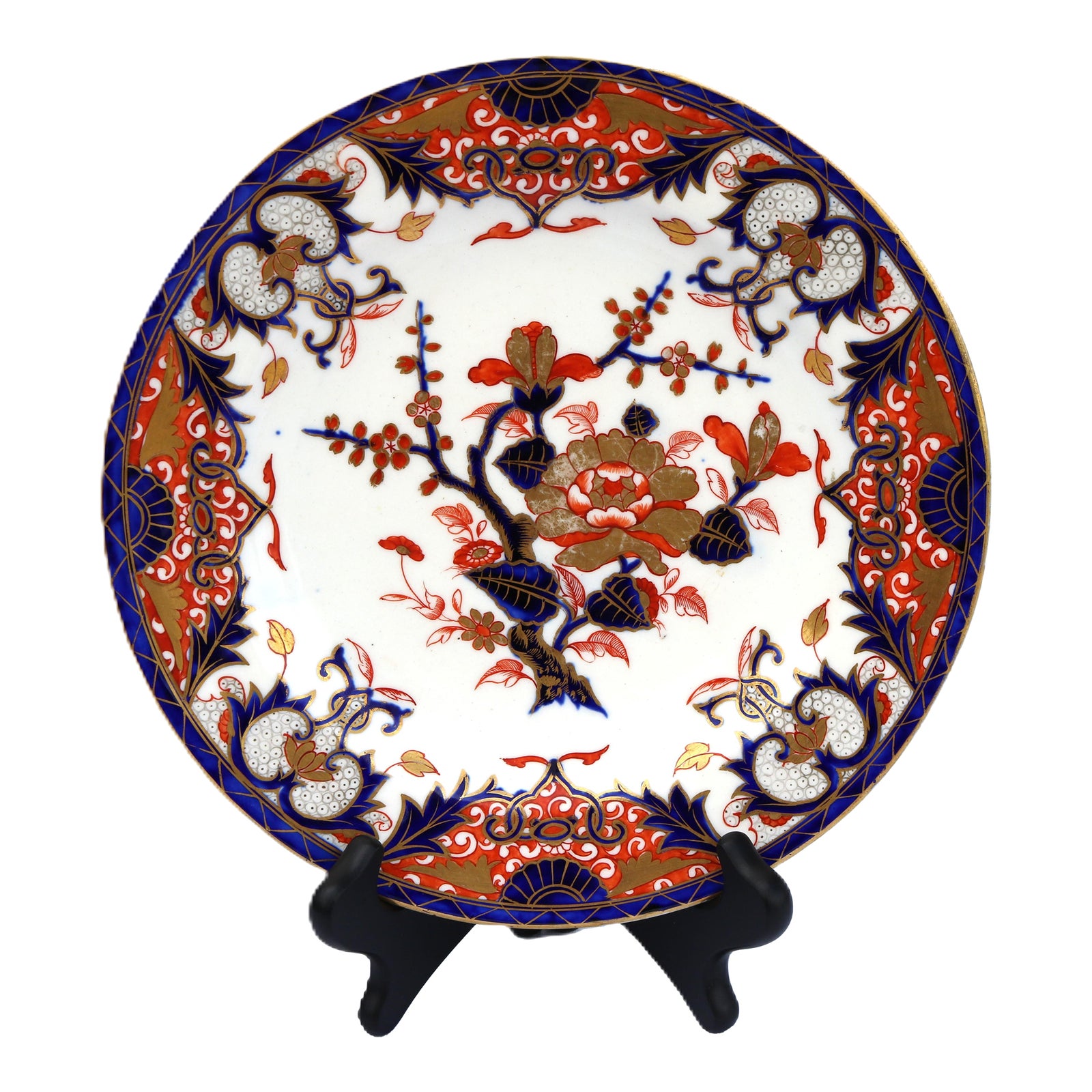 Antique 18th Century Georgian Royal Crown Old Japan Derby Imari ...