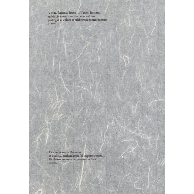 1969 Salvador Dalí Biblia Sacra "Turris Babel" (Tower of Babel) Print ...