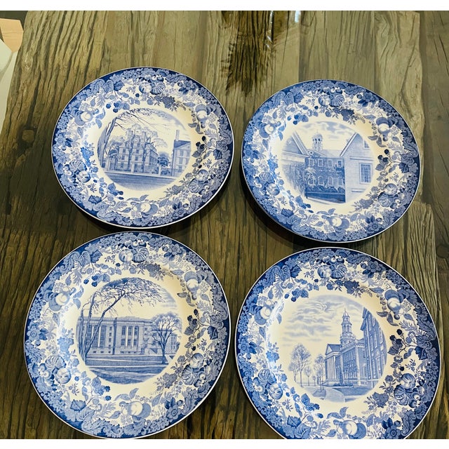 1940s 4s Wedgwood Harvard University Plates | Chairish