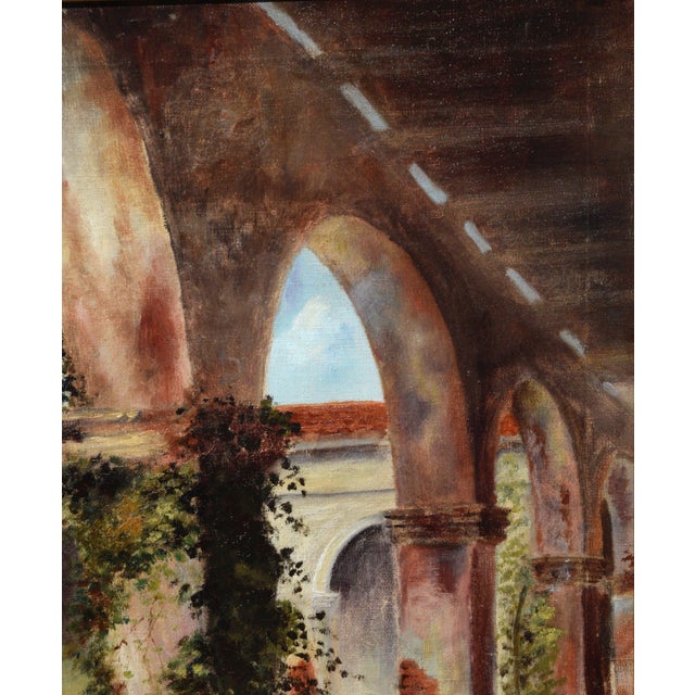 Angela Devlin "California Mission Courtyard Columns" Mixed Media ...