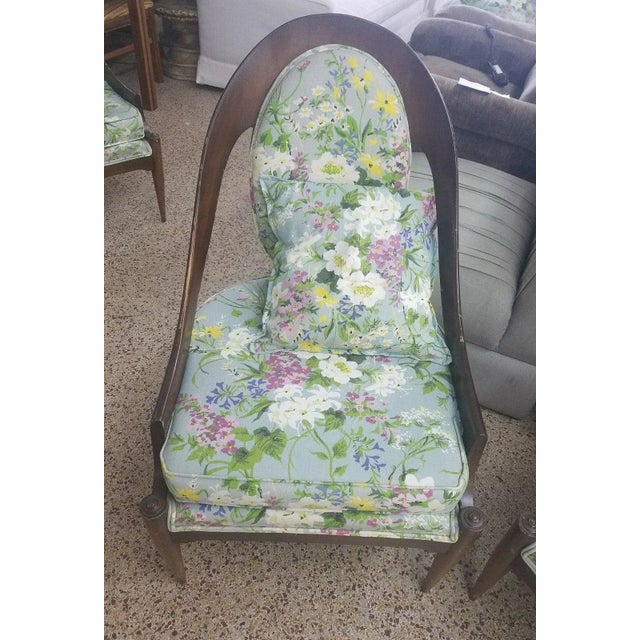 Mid-Century Spoon Back Chairs - A Pair | Chairish