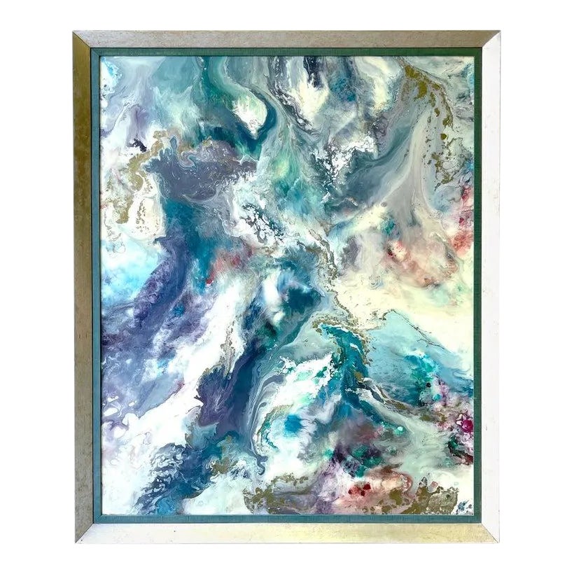 Oil Slick' Abstract Masterpiece by Blakely Bering | Chairish