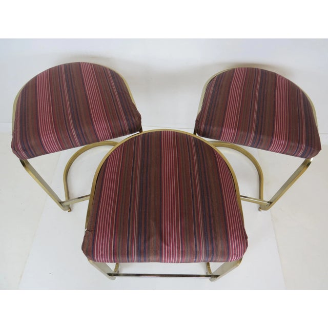 Vintage Brass Plated Cantilever Counter Stools by Cal-Style Furniture ...