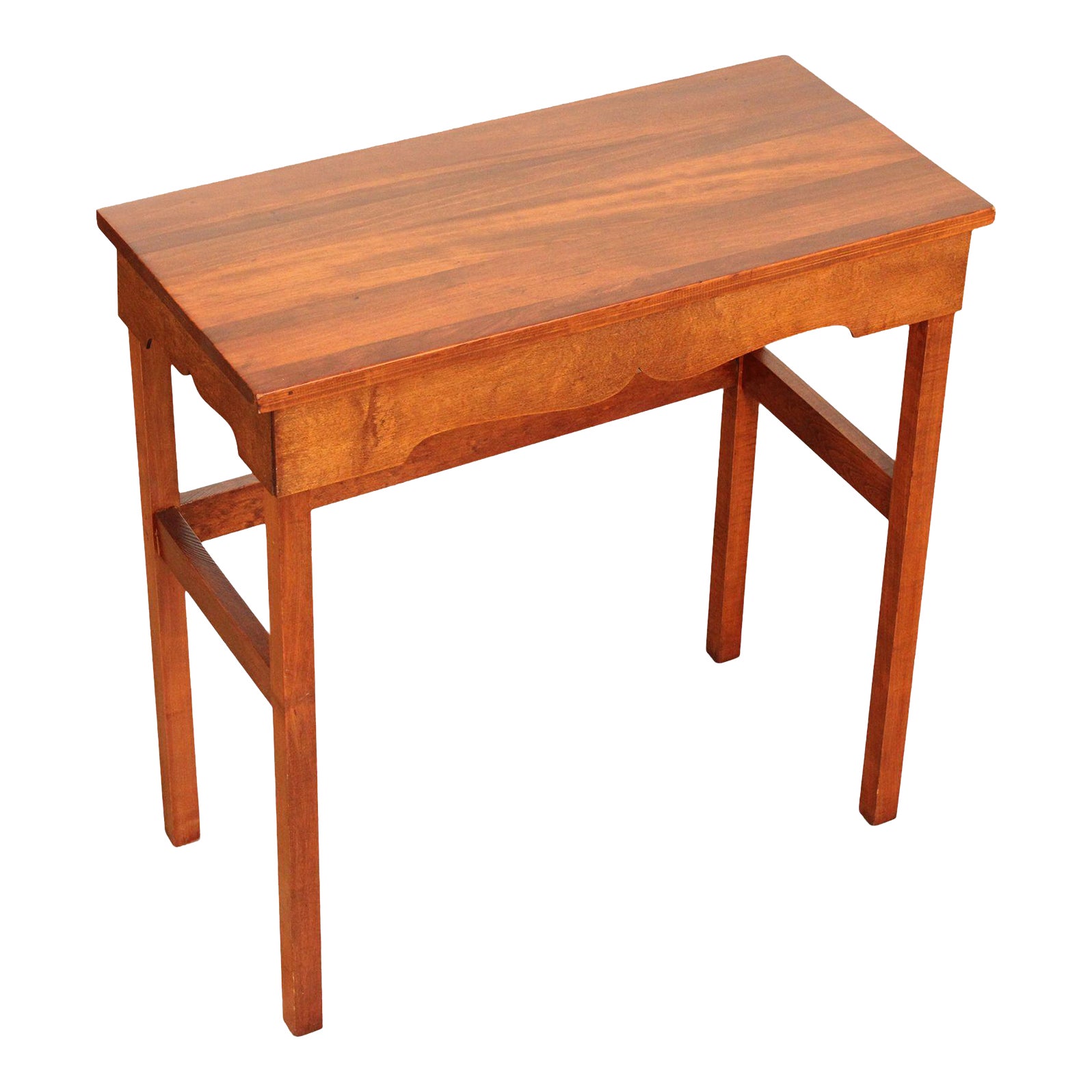 Studio Crafted Traditional Maple Writing Desk | Chairish