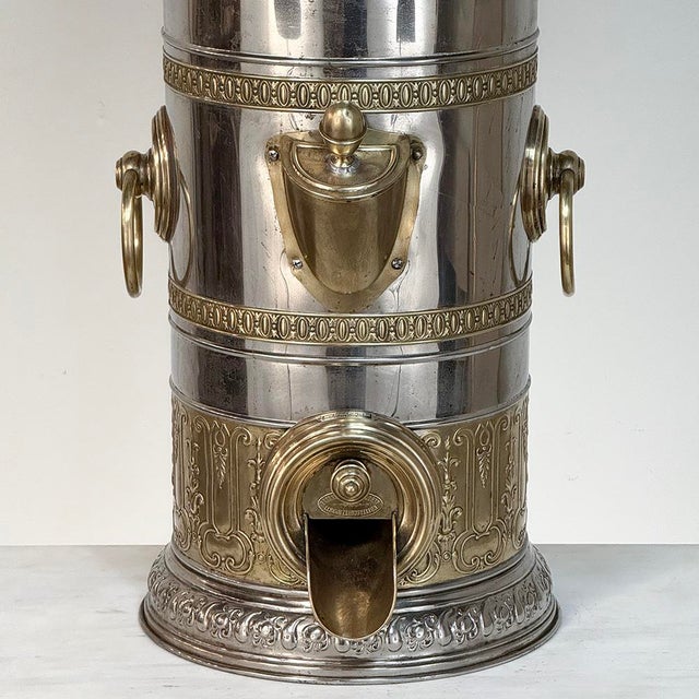19th Century French Fancy Coffee Bean Dispenser | Chairish