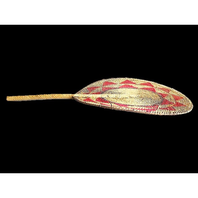 Vintage African Bolga Grass Fan | Chairish