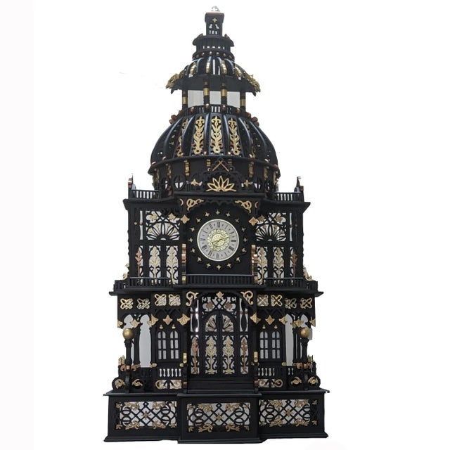 Mid 20th Century Tau the Temple Clock | Chairish