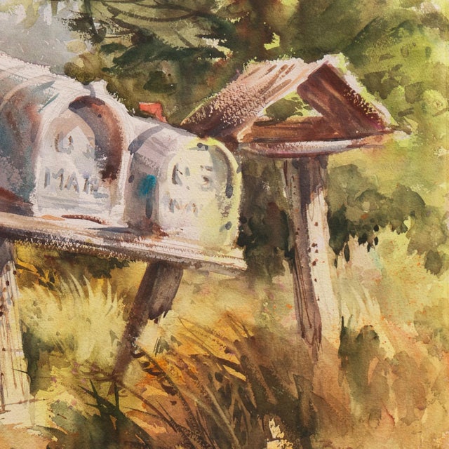 'Rural Route Mailboxes' by Jane Burnham, California Woman Artist ...