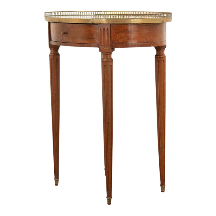 French Louis XVI Style Oval Table | Chairish