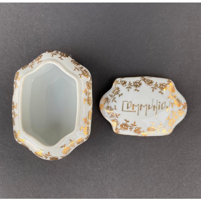 Vintage Limoges Porcelain Trinquet Box $30 | Chairish