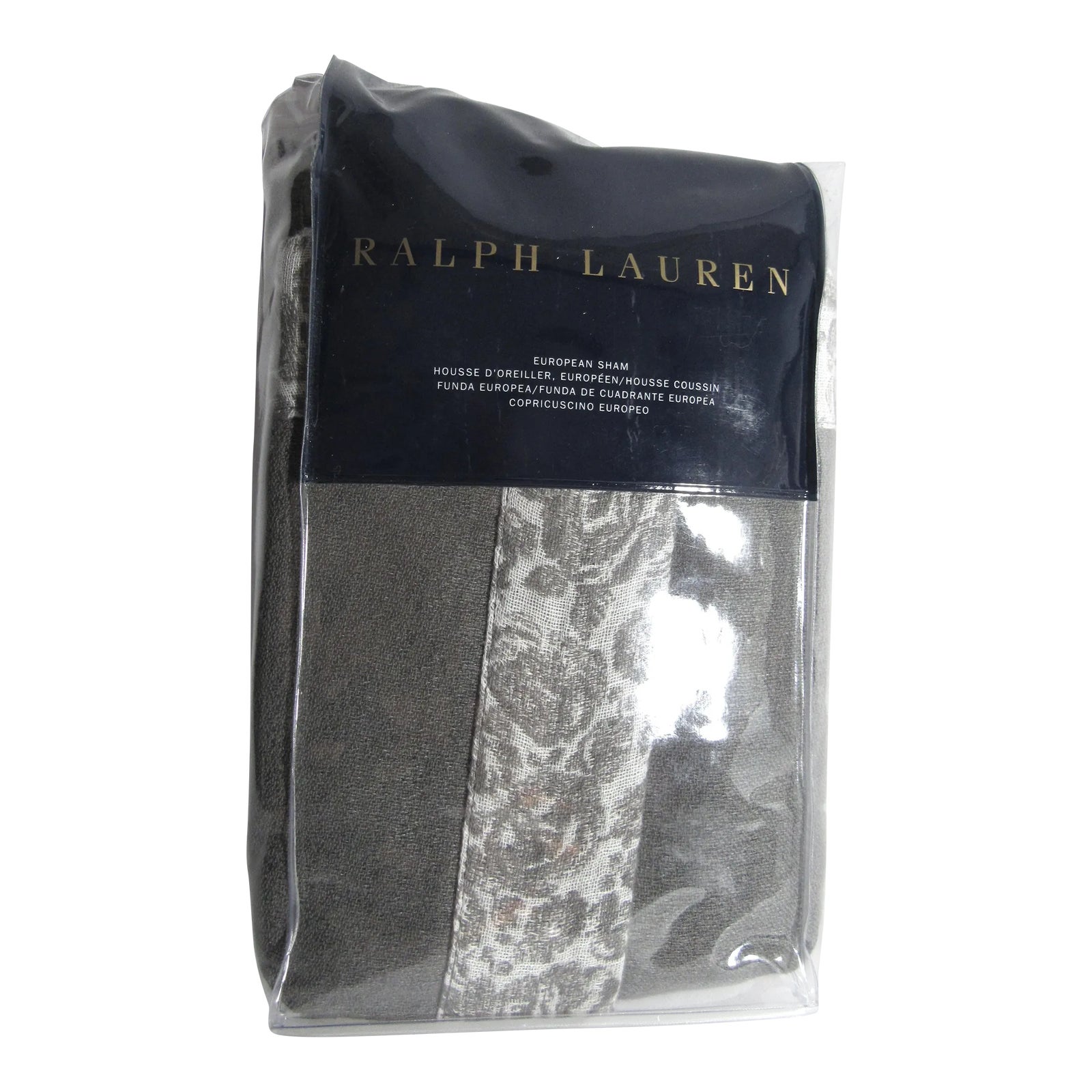 Ralph Lauren Square European Sham Linen Aubree Tipton | Chairish