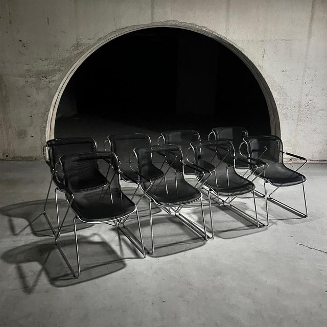 Penelope Chairs attributed to Charles Pollock for Castelli, 1980s, Set ...