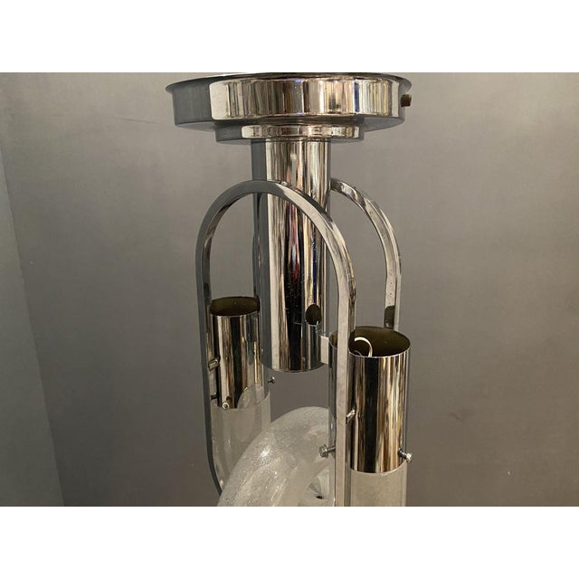 Murano Glass Chain Link Ceiling Lamp by Aldo Nason for Mazzega, 1960s ...