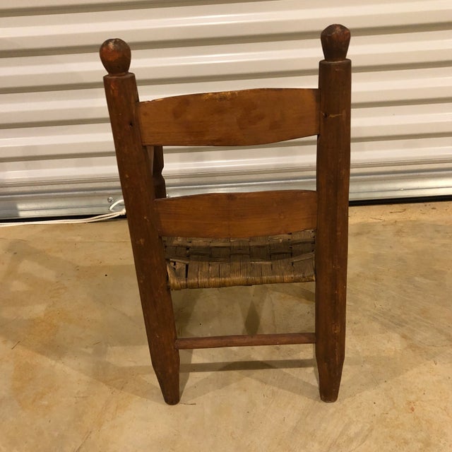 Antique Ladder Back Children’s Chair | Chairish