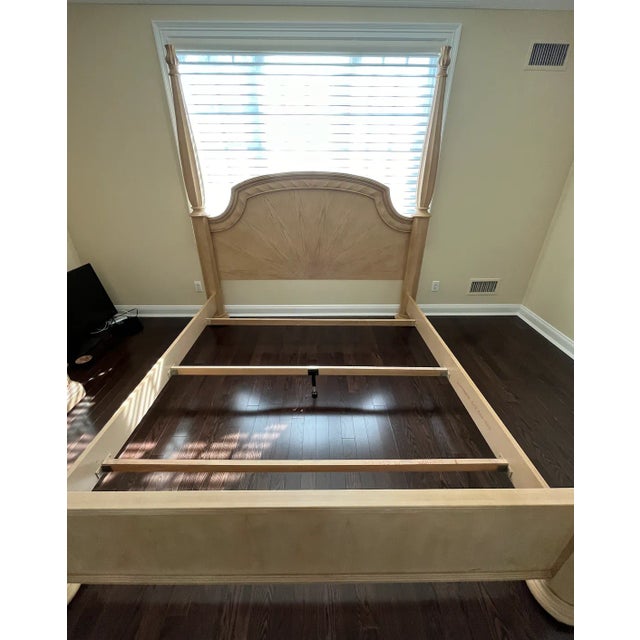 Bernhardt Rendition King Four Poster Bed | Chairish