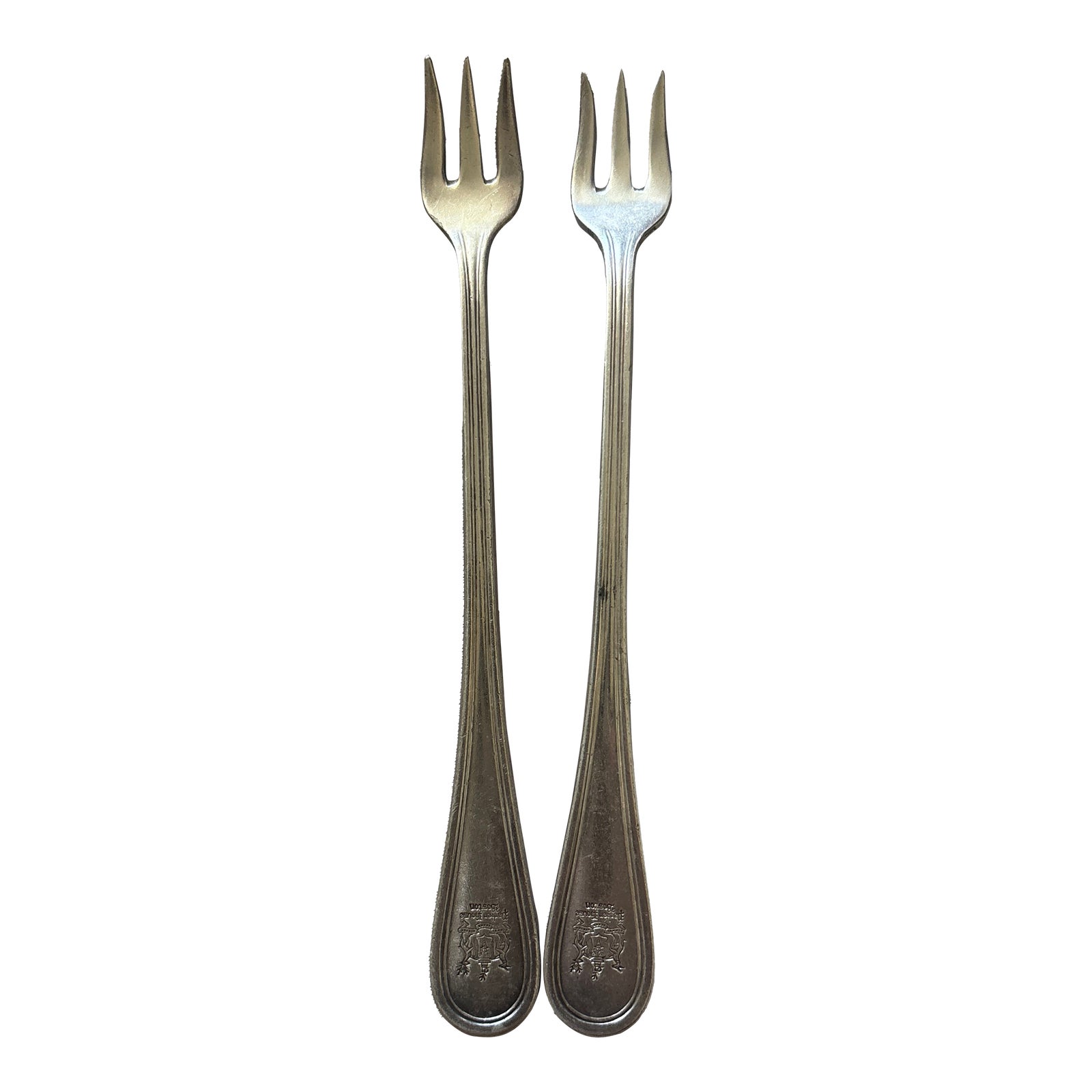 Antique International Silver Co. Hotel Ware Silver Plate Trident Oyster ...
