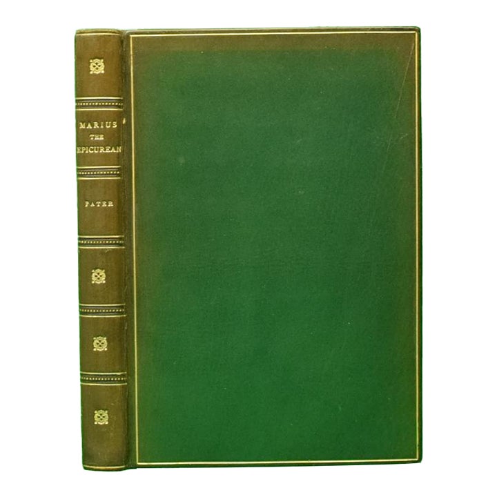 "Marius the Epicurean: His Sensations and Ideas" 1933 Pater, Walter ...