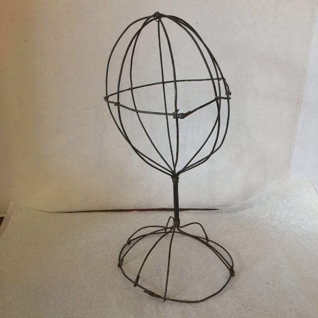 Antique Wire Hat Display Stand | Chairish